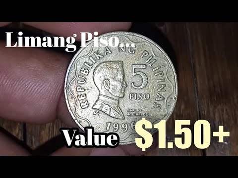 Halaga ng limang piso 1996 5 piso coin 2020 - YouTube
