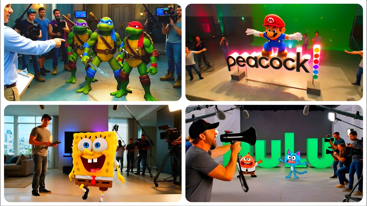 Behind the Scenes: Streaming Service Intros & Characters | Funny ...
