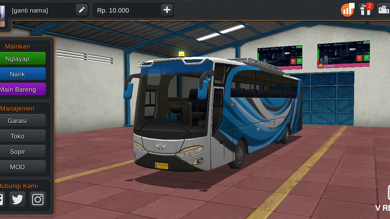 Bermain game BUS SIMULATOR ID - YouTube