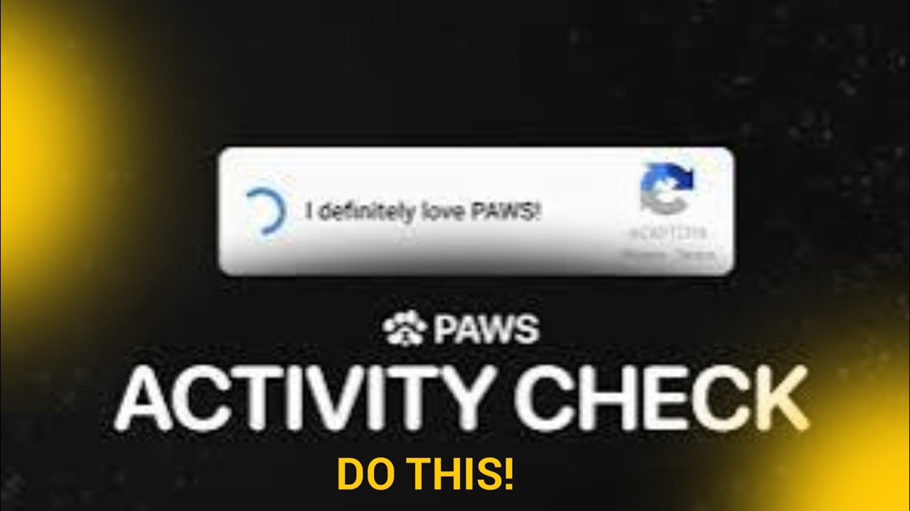 PAWS eligibility tasks /activity check solved for PAWS Airdrop - YouTube