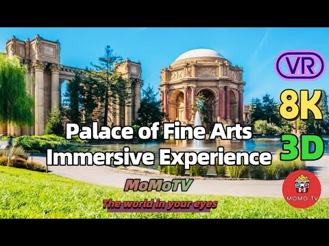 The Palace of Fine Arts in California –Immersive Experience–Virtual City Trip–8K 3D 360 VR Video ...