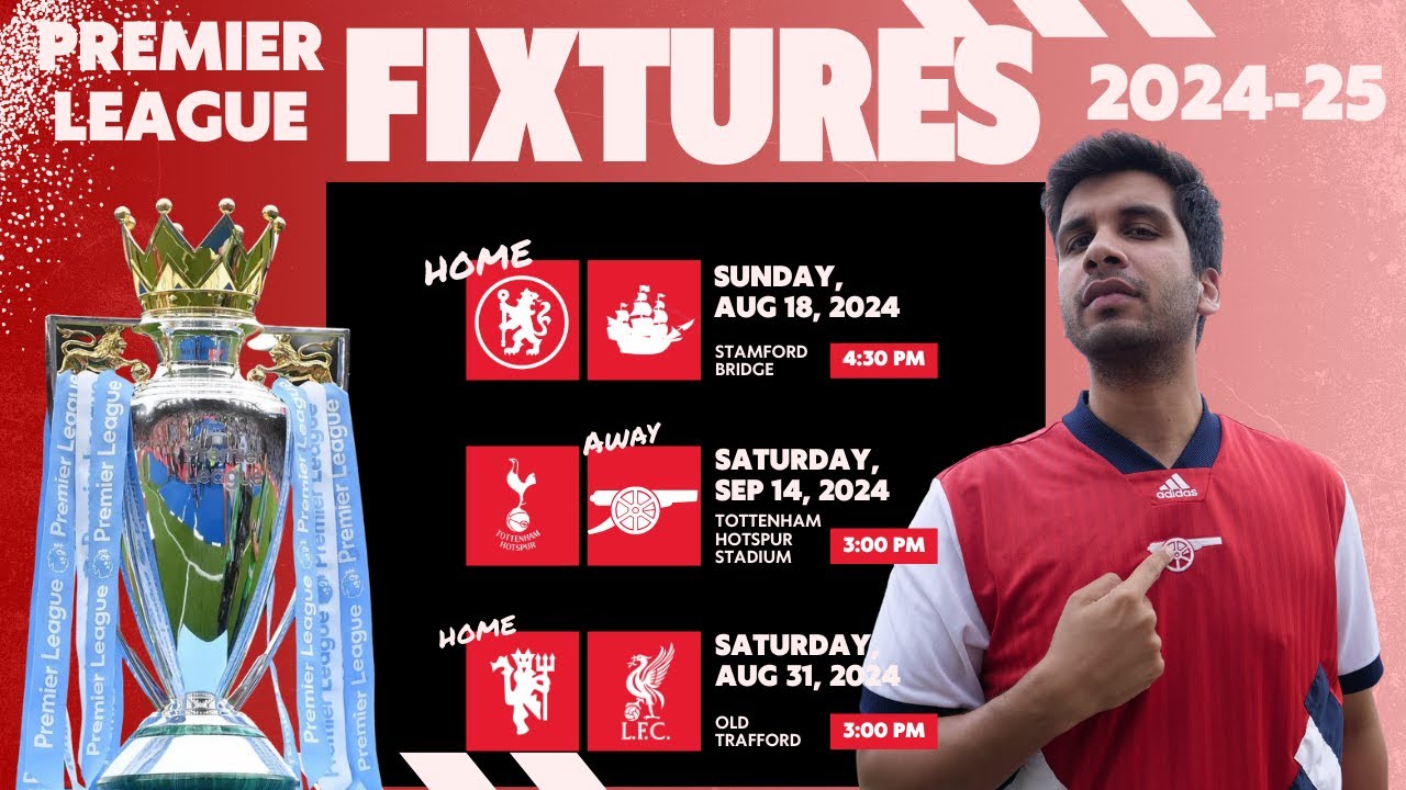 Premier League Fixtures are OUT! PL Fixtures discussion - YouTube