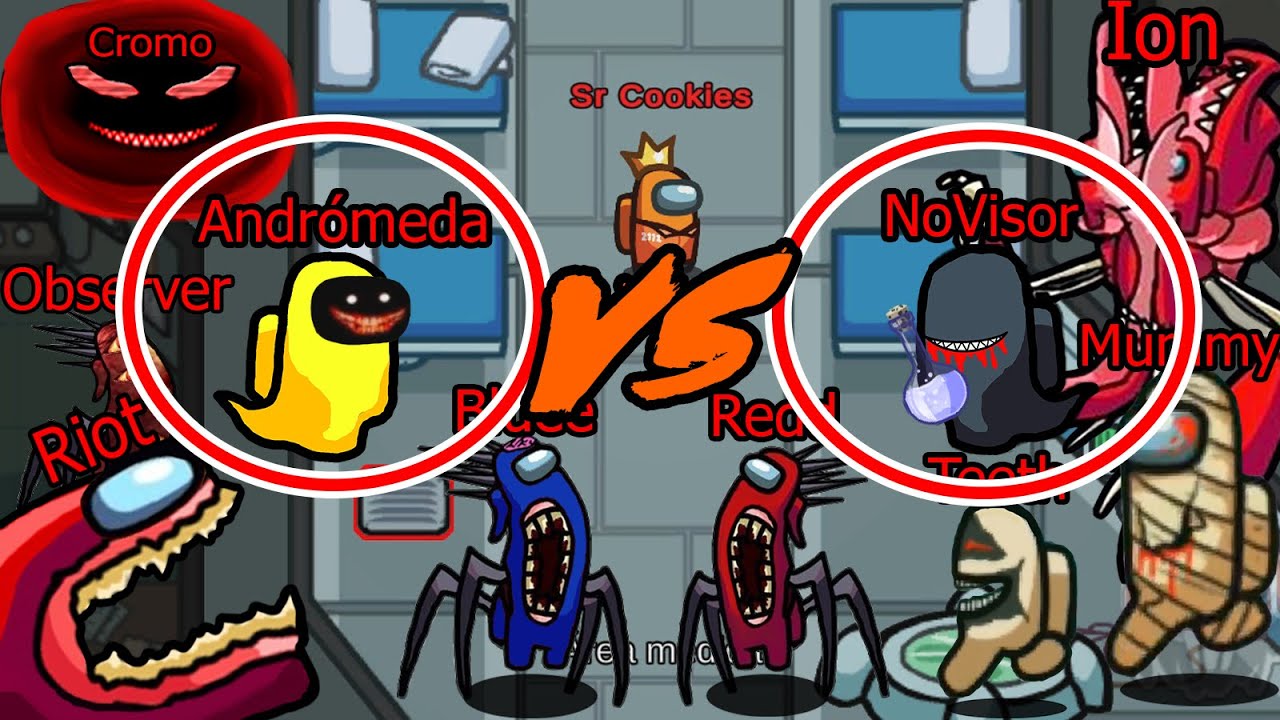 La BATALLA De ANDROMEDA Y NOVISOR Por La POCIMA MALDITA De AMONG US 😱 ...
