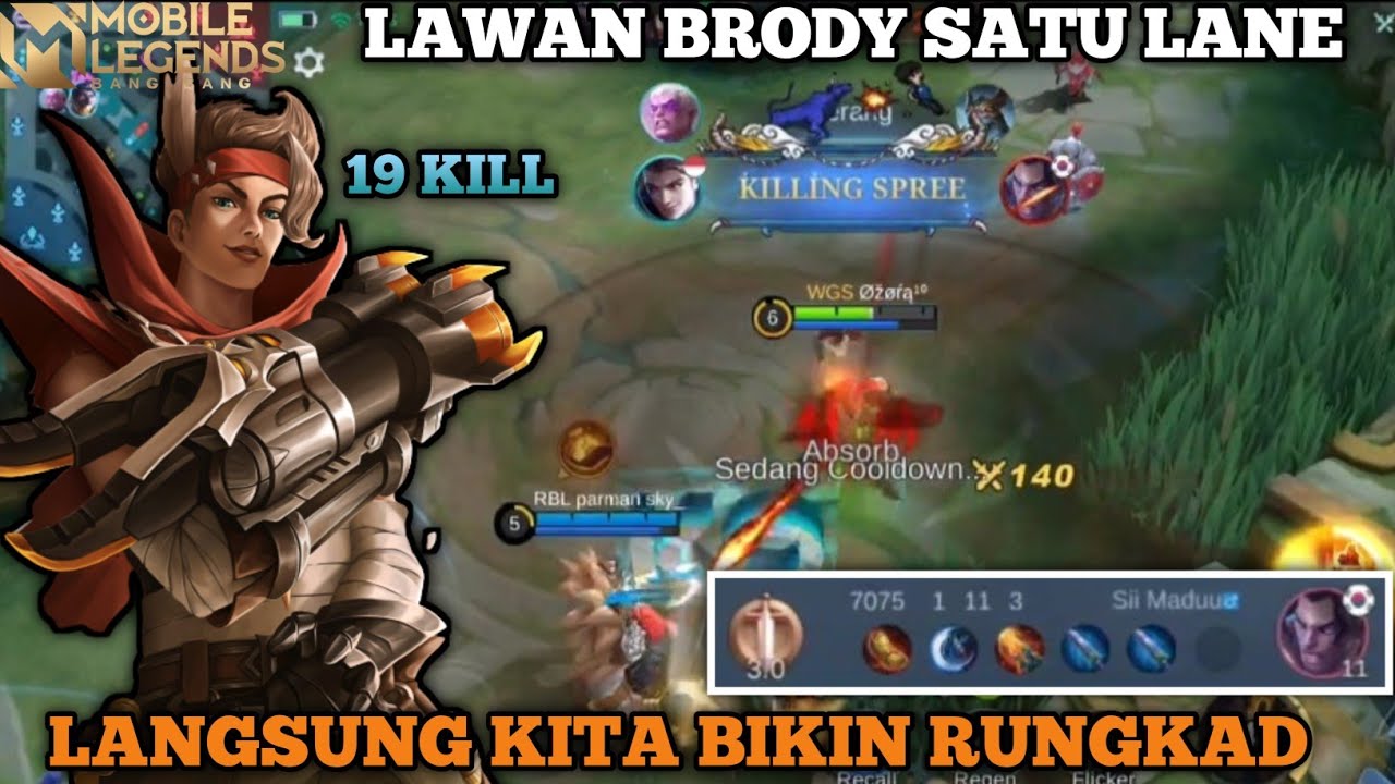 Claude Combo Franco Bikin Brody Coklat | Build Dan Emblem Terbaru ...