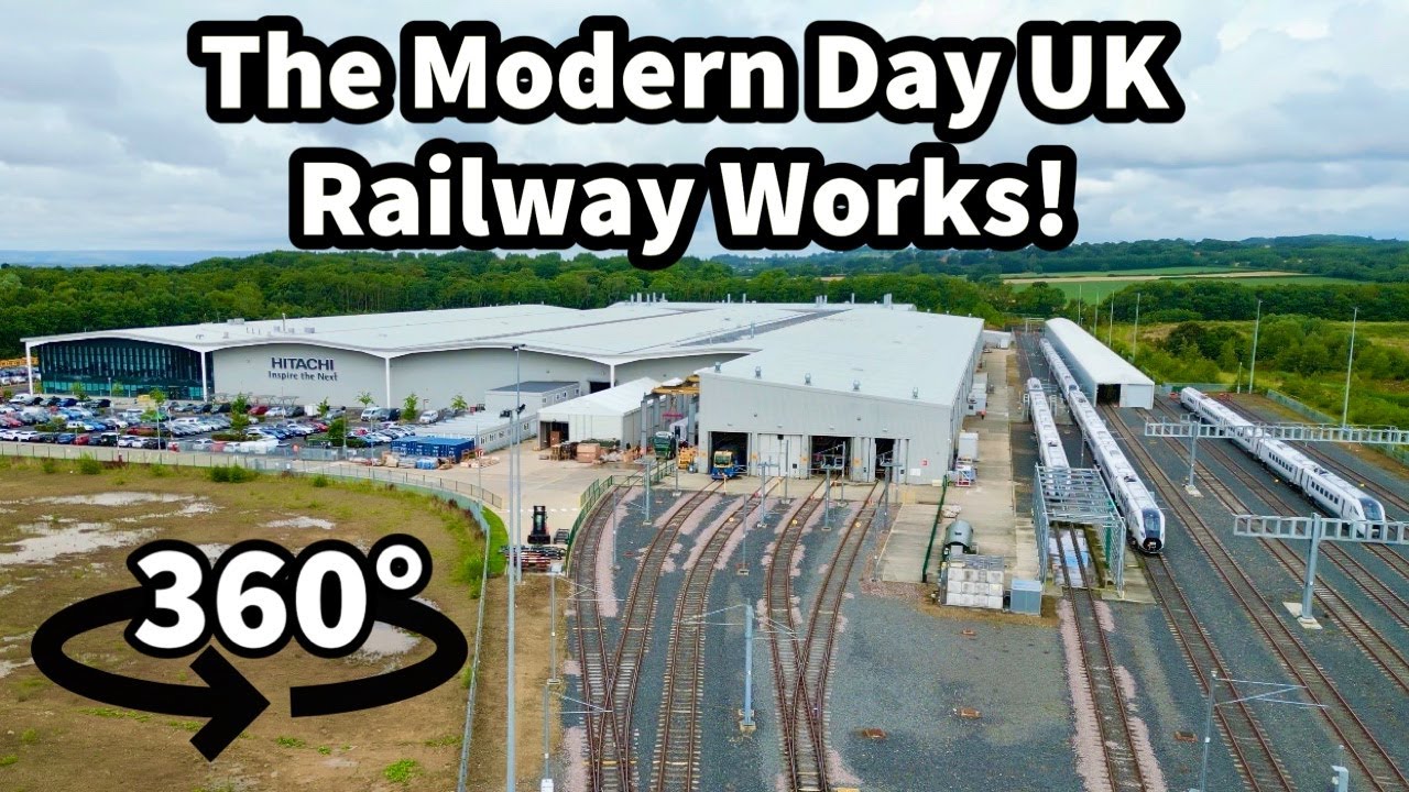 The MODERN DAY Railway Works RAPIDLY Changing the face of the UK ...