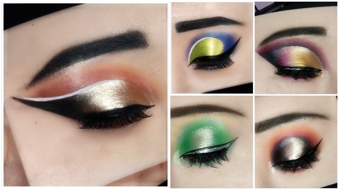 5 Amazing eye makeup tutorial 😍| step by step| the beautician - YouTube