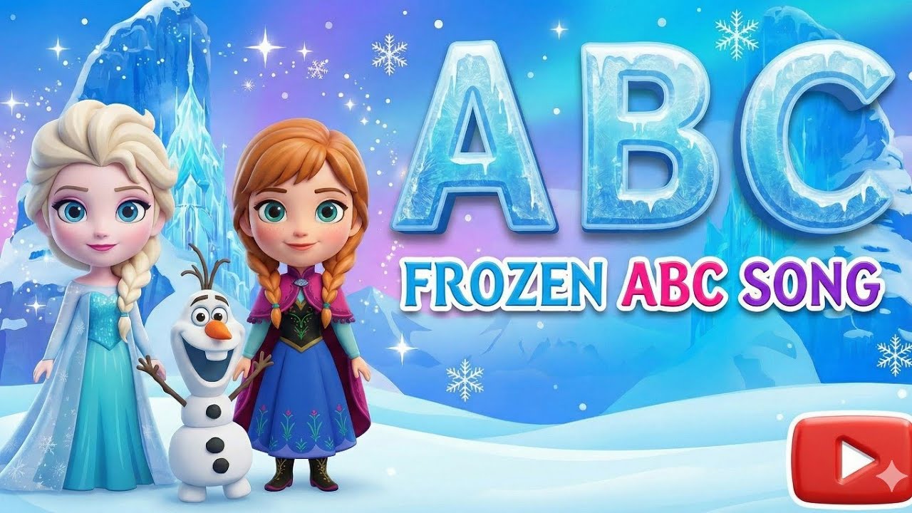 Princess ABC Song 🎀 Elsa Rapunzel Cinderella ABC for Kids | Nursery ...