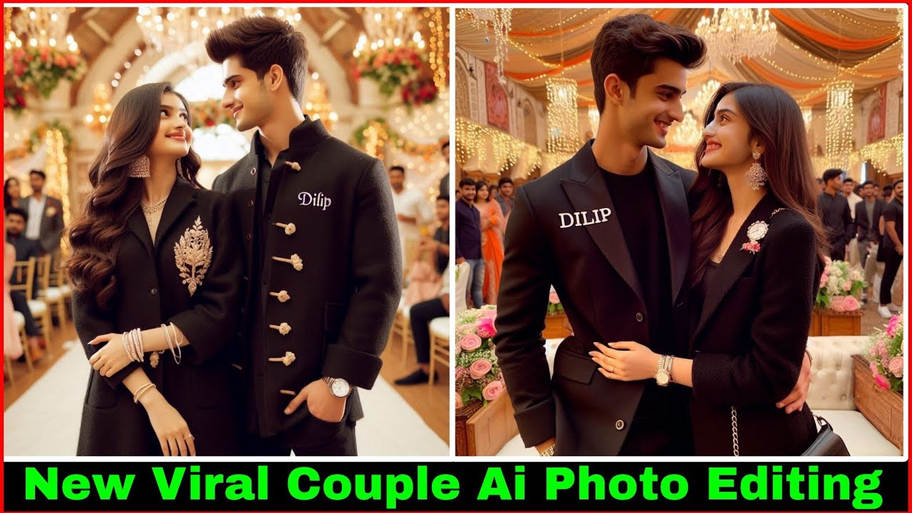 New Trending Couple Wedding Ai Photo Editing | How To Make Bing imege ...