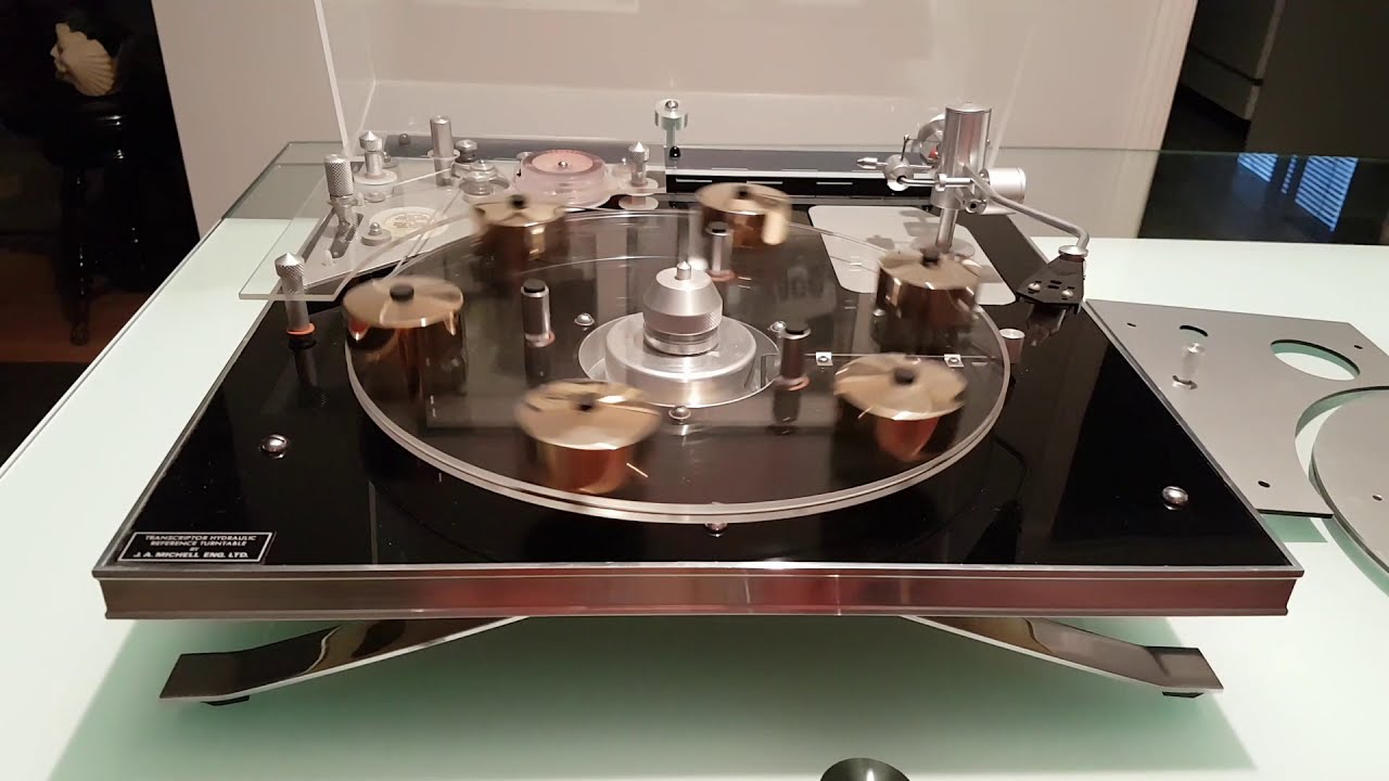 Clear J.A. Michell Hydraulic Reference Turntable - YouTube