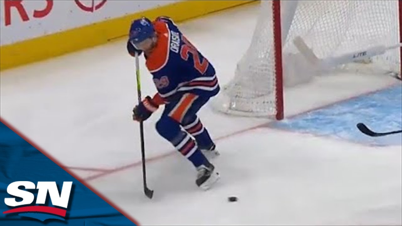 Oilers' Leon Draisaitl Sets Up Evan Bouchard Goal With Slick Spinning ...