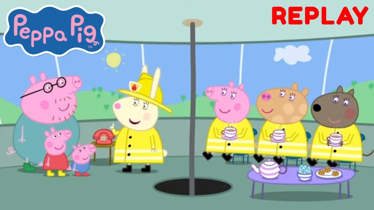 Slide Down the Pole | 6 hours of Peppa Pig Live - Non Stop Cartoons ...