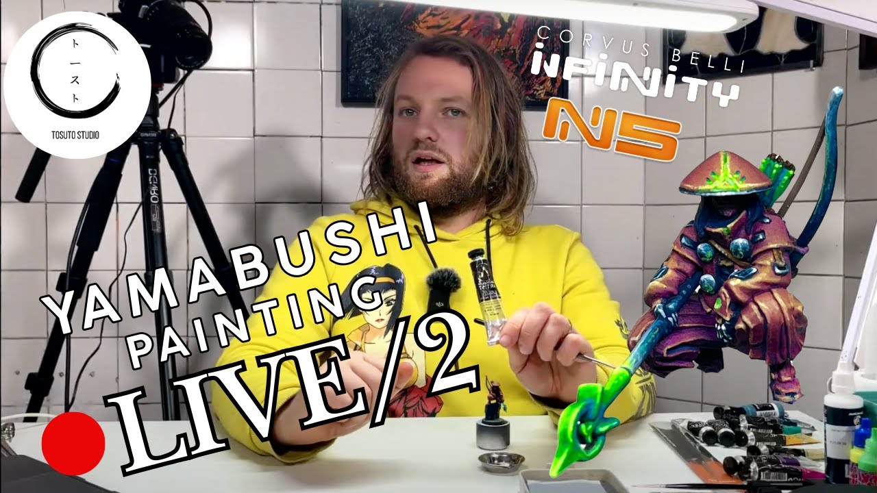 Tosuto Studio – LIVE/2 - Infinity Yamabushi painting - YouTube