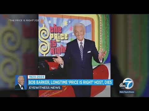 Bob Barker, longtime host of 'The Price Is Right, dies at 99 - YouTube