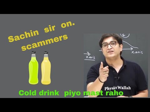 physics wallah funny moments, Sachin sir on pw scammers 😂😂 - YouTube