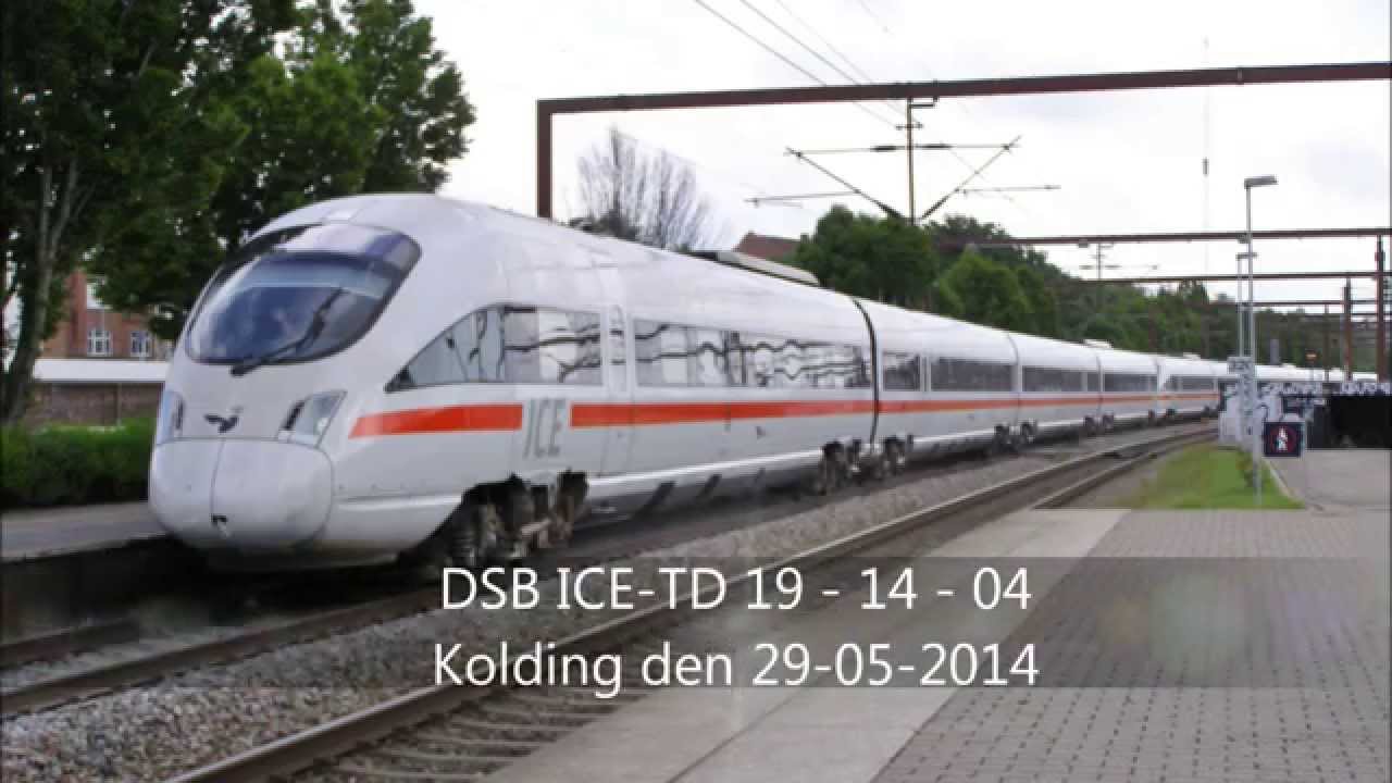 3 x DSB ICE-TD i Kolding - YouTube