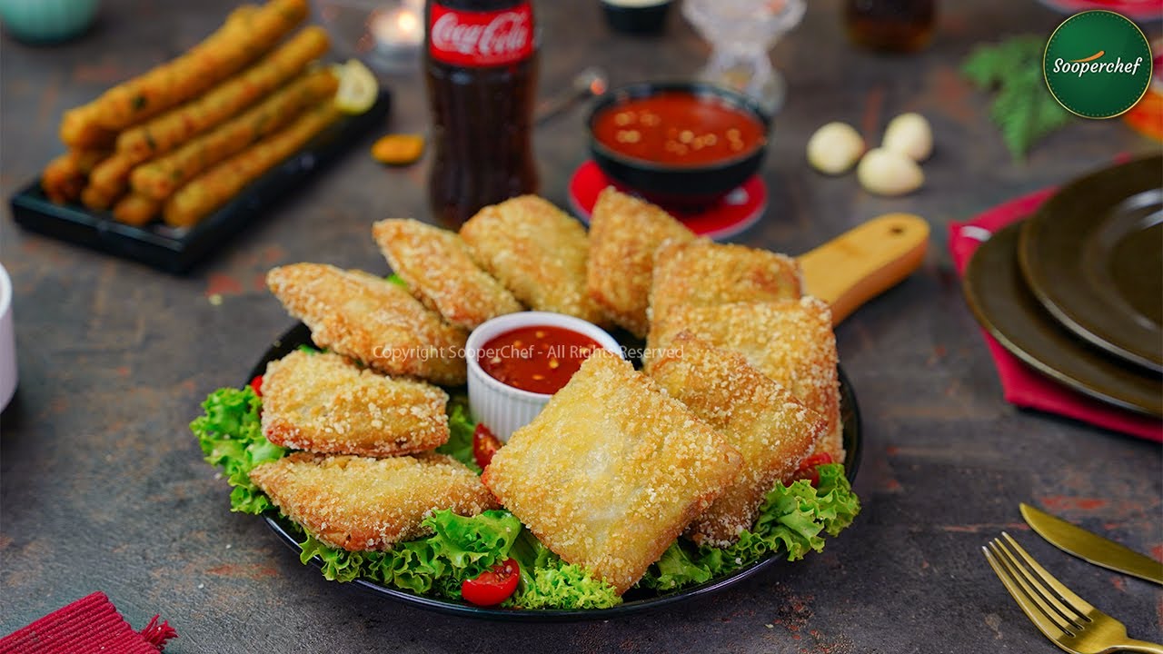 Tandoori Box Patties with Potato Fingers by SooperChef (Ramzan Recipes ...