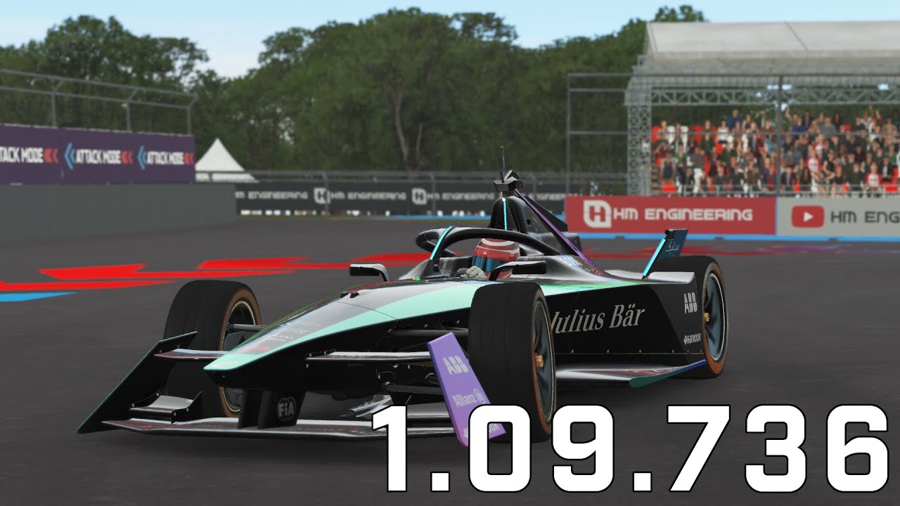 Formula E Gen.3 Gulavit Jakarta E-Prix Hotlap 1:09.736 (no attack mode ...