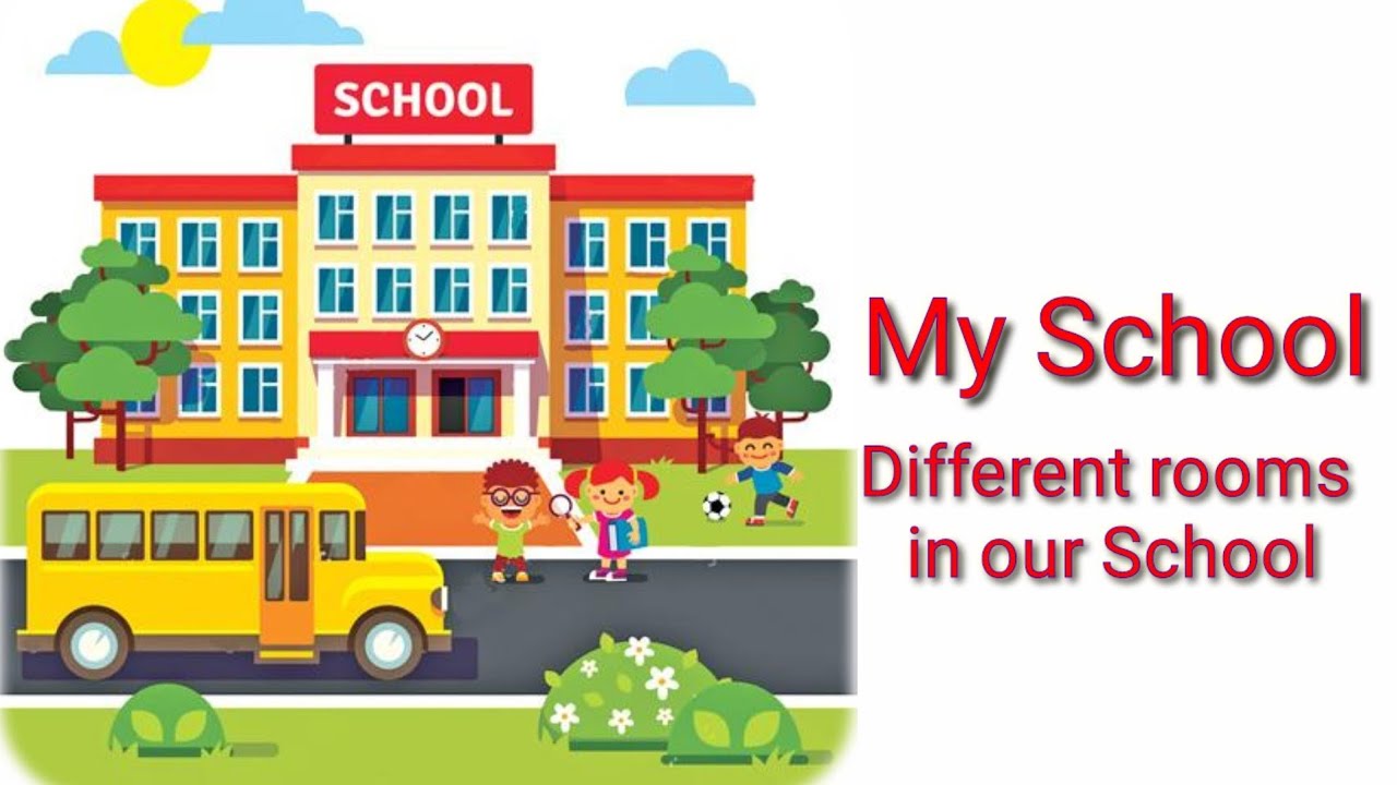 My School // Different rooms in our school - YouTube