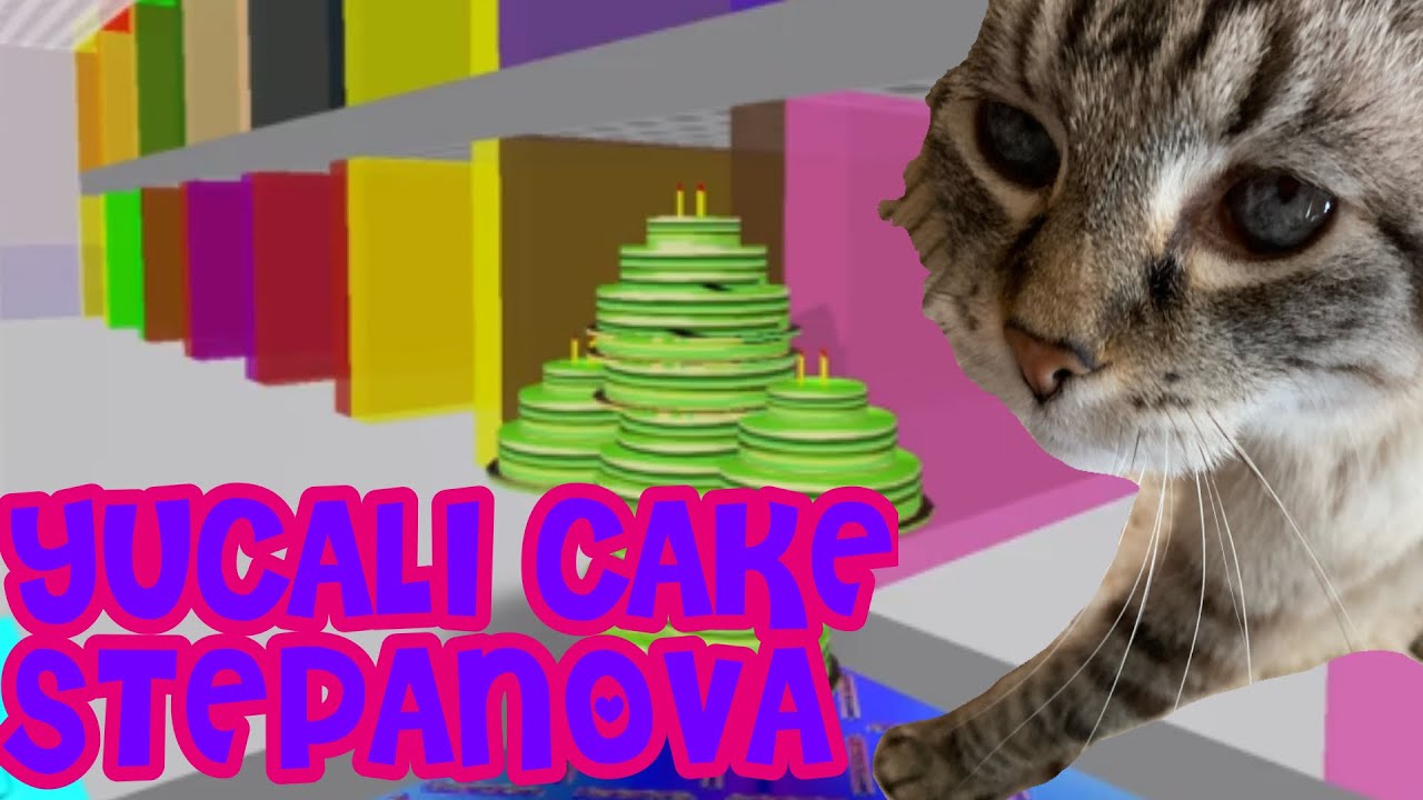 BAKE A CAKE AND FEED IT TO THE GIANT NOOB?!?? YUCALI CAKE 🎂 STEPANOVA ...