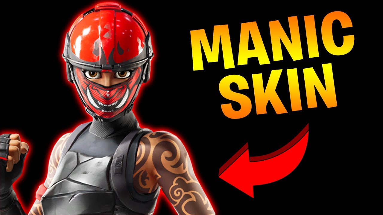 FREE BUILD COM A SKIN MANÍACA I FORTNITE - YouTube