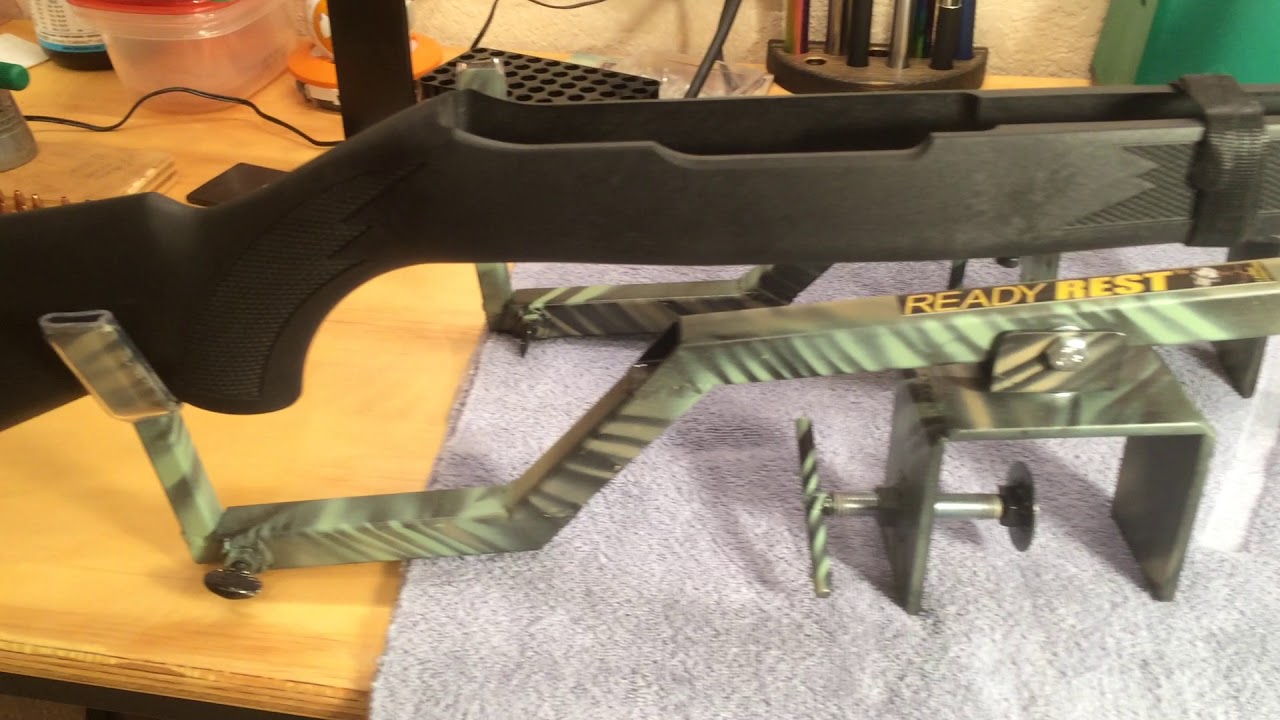 Ready Rest, Deer blind gun rest - YouTube