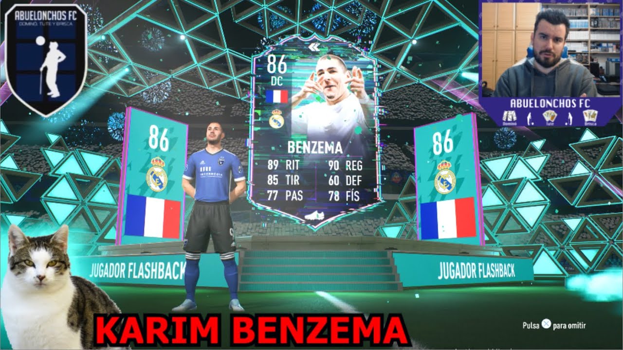 KARIM BENZEMA SBC FLASHBACK 86 🐱 EL GATO SE CONVIERTE EN GATILLO - YouTube