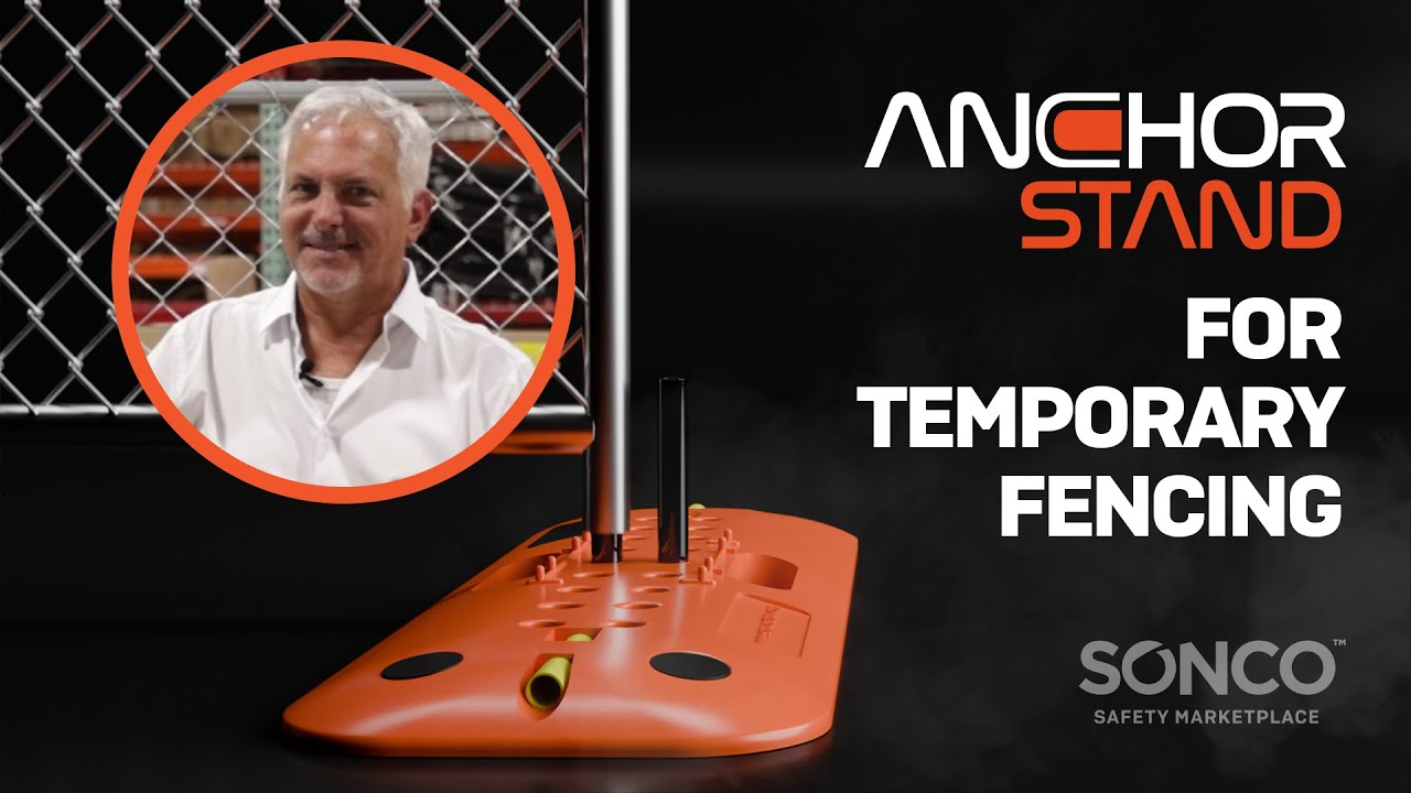 Anchor Stands for Temporary Fencing | SONCO - YouTube
