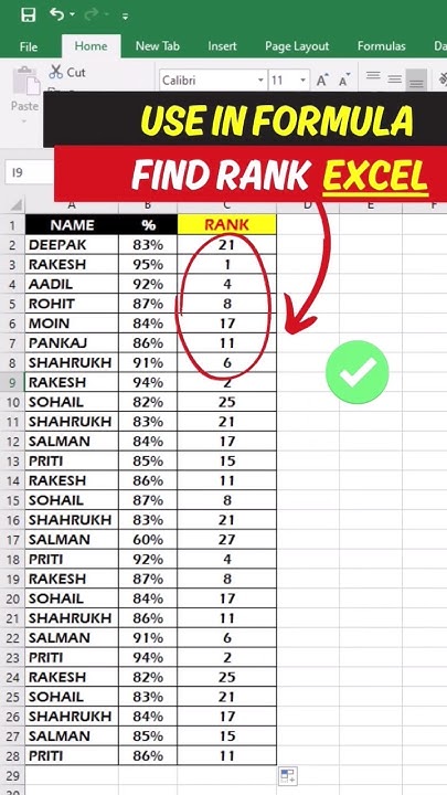 👉 FIND RANK USE IN EXCEL FORMULA📝 || RANK FORMULA USE IN Excel 🔥 # ...