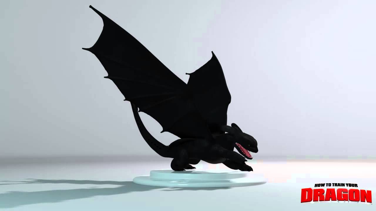 NightFury 3D Model - YouTube