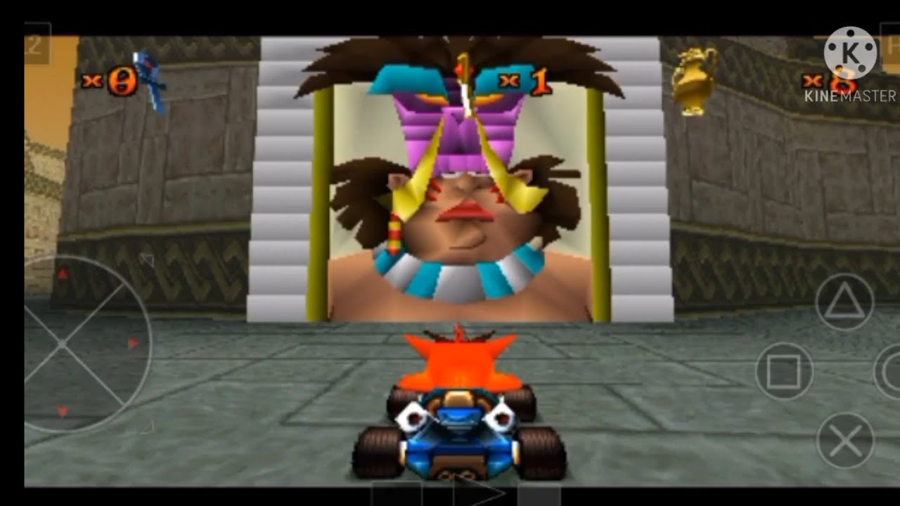 Nostalgia PS1 CTR papu papu's challange GAME PLAY - YouTube