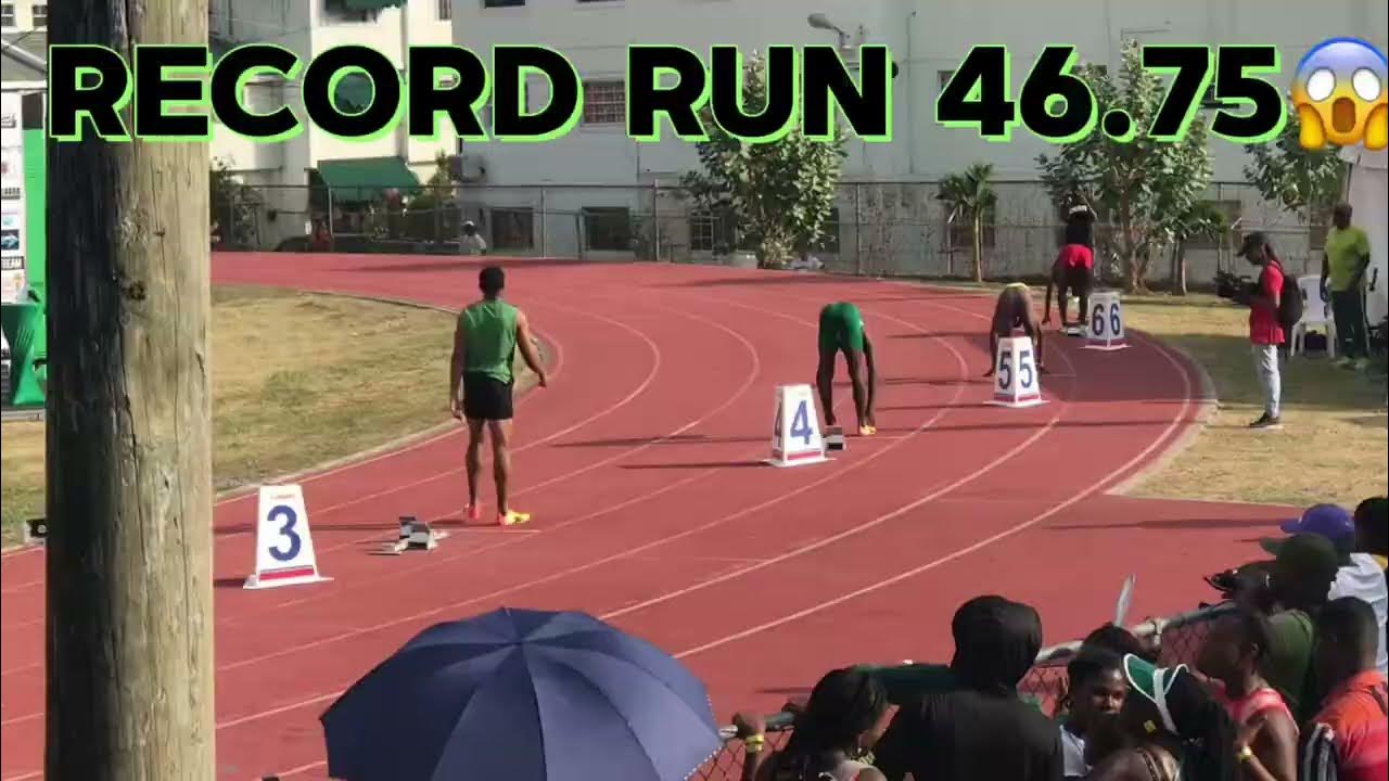 Nickecoy Bramwell 400m Record Run ~ Herb McKinley/ Wint Classic 2024 At Calabar High School ...