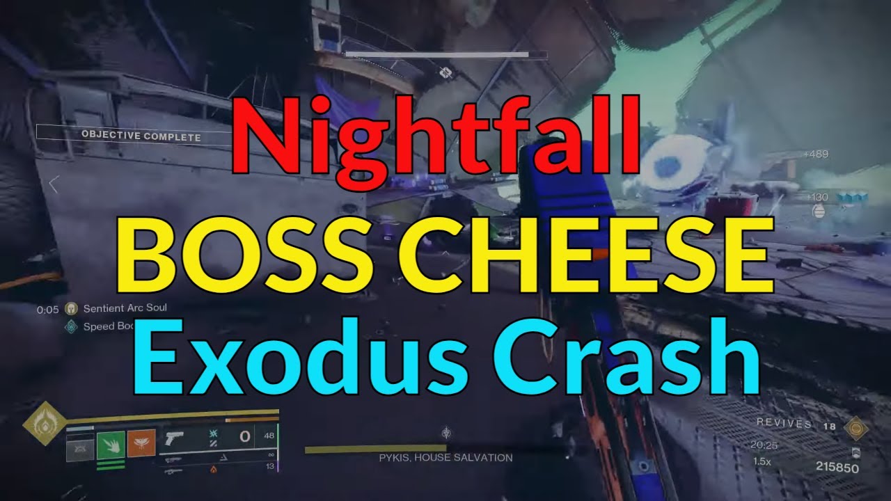 Easy Boss Cheese - Exodus Crash - GM Grandmaster Nightfall - YouTube