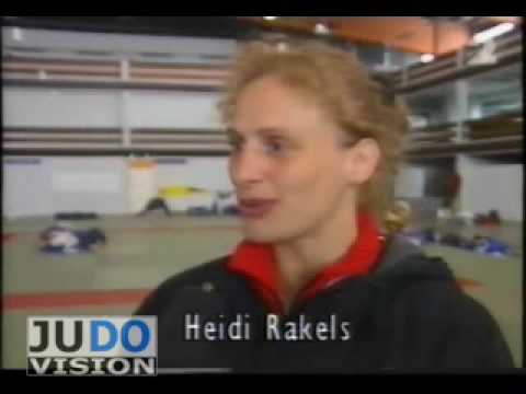 JUDO 1997 European Championships: Heidi Rakels (BEL) - Regina Mickute (LTU) - YouTube