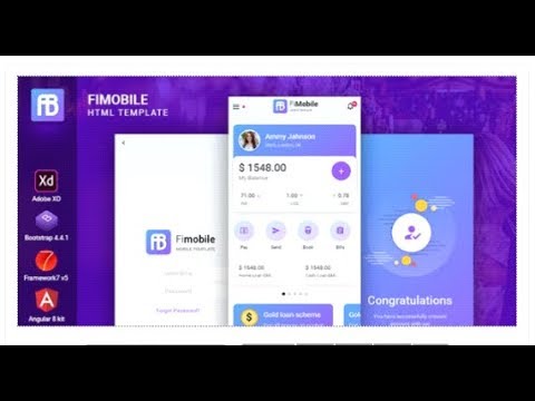 Fimobile Multipurpose HTML Template Bootstrap Framework 7  | Themeforest Templates