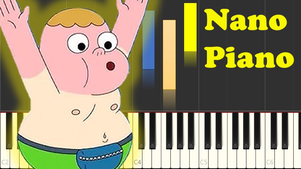 Clarence Theme Song Piano Tutorial EASY - YouTube