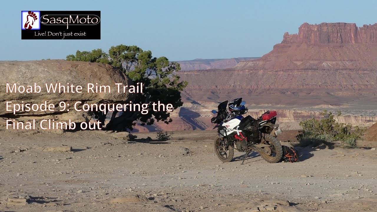 Moab White Rim Trail: Conquering the Descent and Final Climb - YouTube