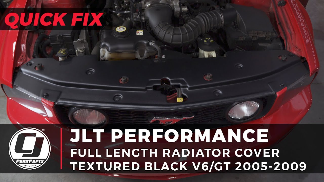 2005-2009 Mustang Install | JLT Performance Textured Black Full-Length ...