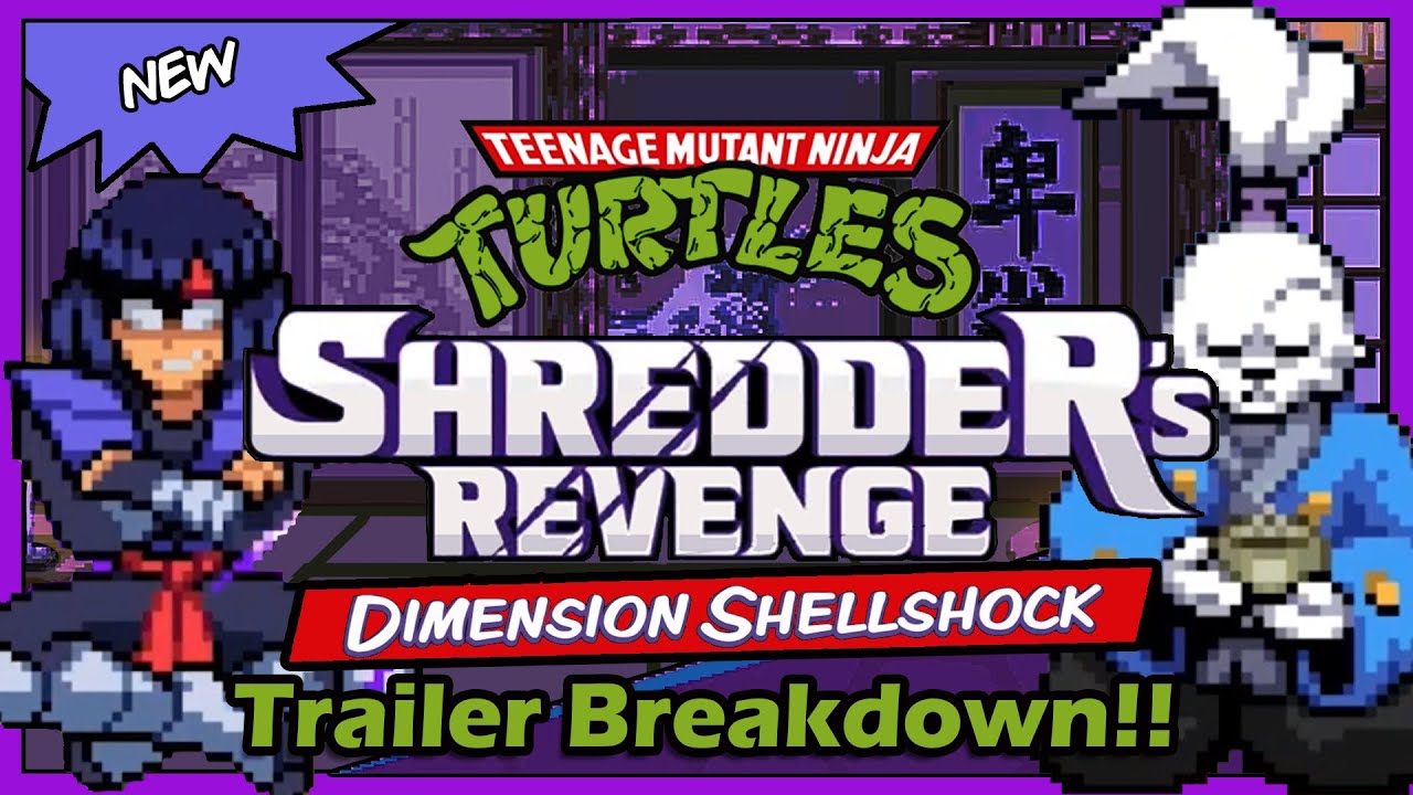 TMNT Shredder's Revenge - Dimension Shellshock DLC!! | Trailer Breakdown - YouTube