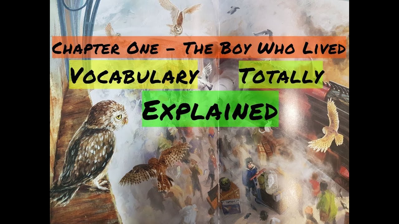 Harry Potter 1 - Chapter 1 - The Boy Who Lived - Vocabulary Explained ...