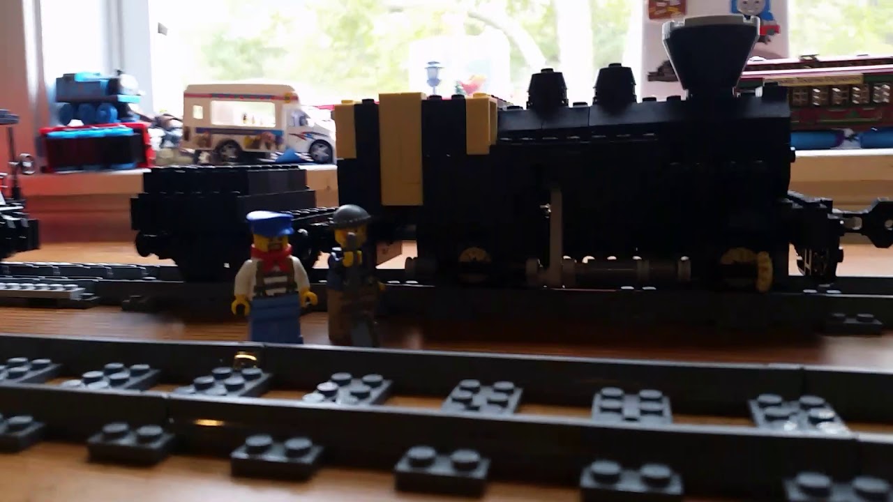 work in progress lego shay locomotive - YouTube