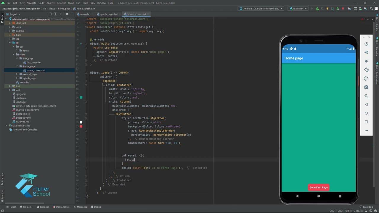 Advance Getx Route Management with pass argument(flutter tutorial) - YouTube