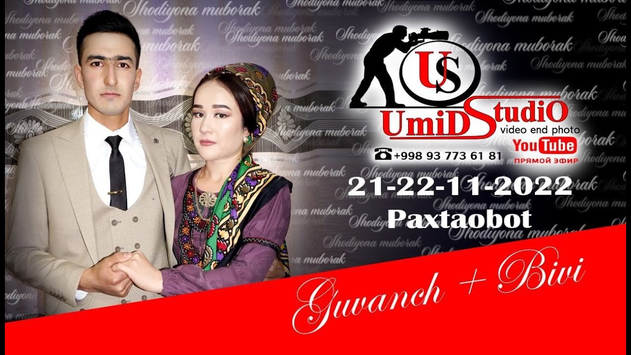 GUVANCH & BIVI TURTKUL PAHTAOBOD 22 11 2022 (UMID STUDIO) - YouTube