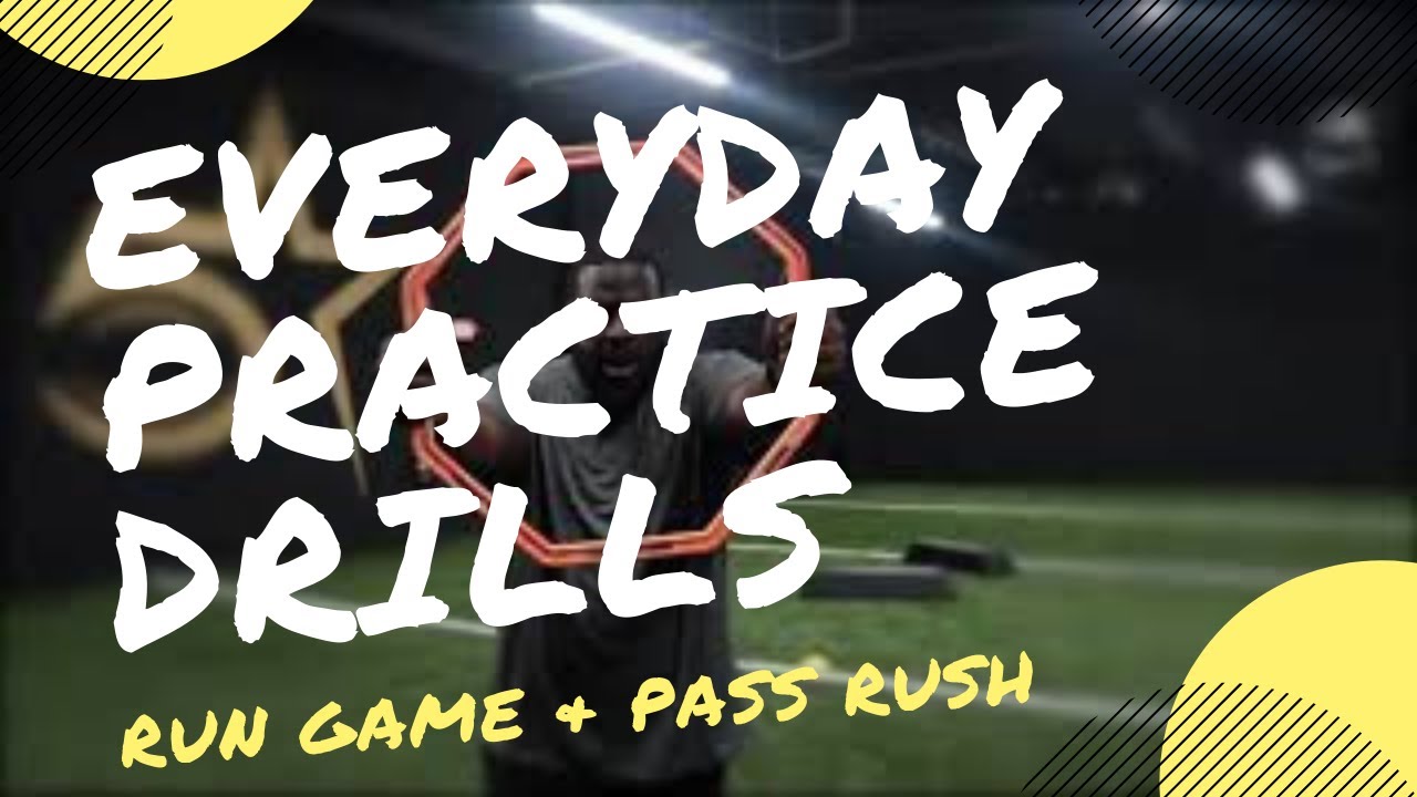 🏈AMAZING EVERYDAY FOOTBALL PRACTICE DRILLS | Defensive Line Drills ...