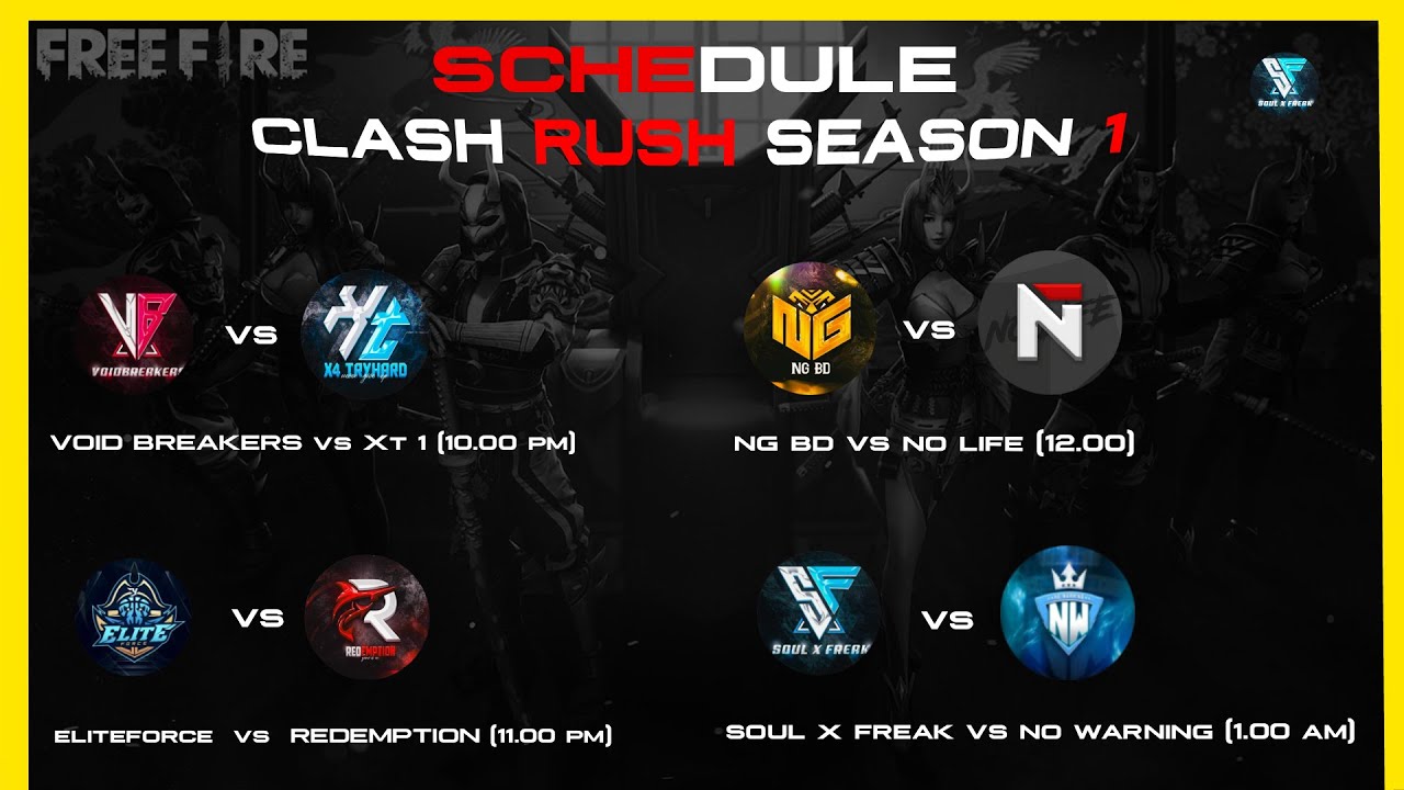 Soul X Freak Presents CLASH RUSH SEASON 1 I DAY-3 : ROUND 2 (BO3) I VB ...
