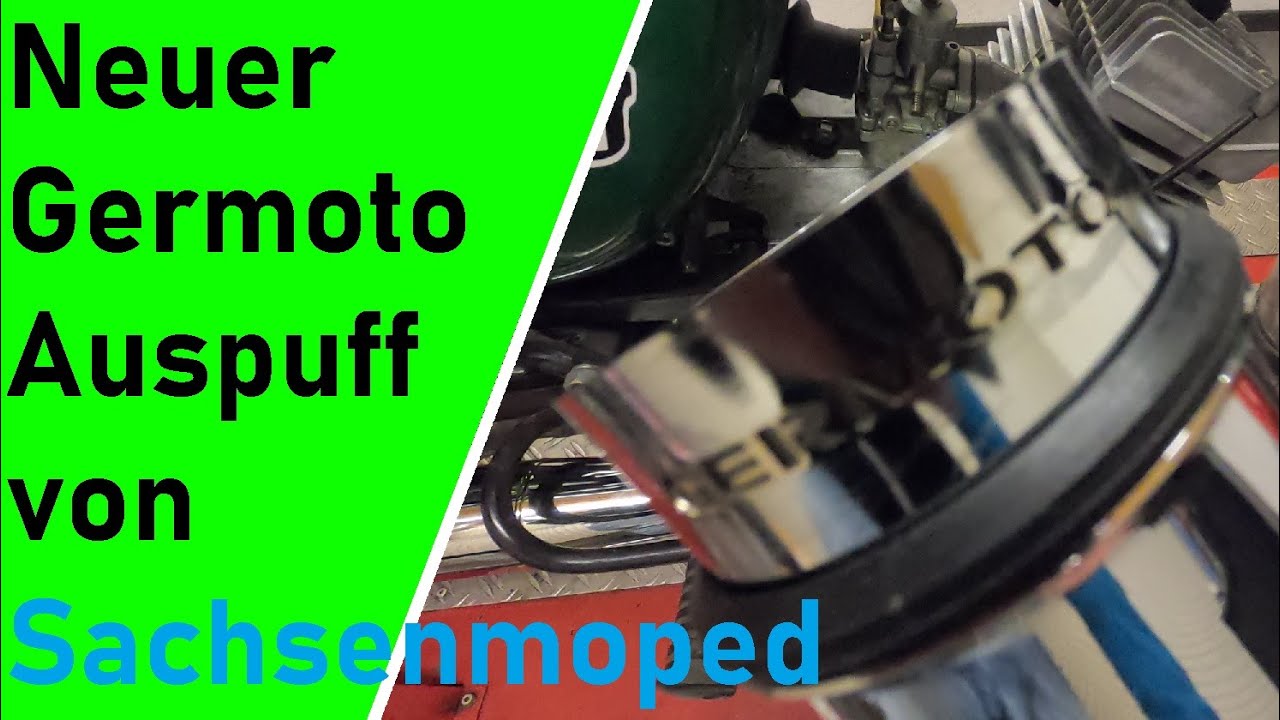 Simson Tuning Projekt S51 Zylinder neuer Sachsenmoped Auspuff AOA von ...