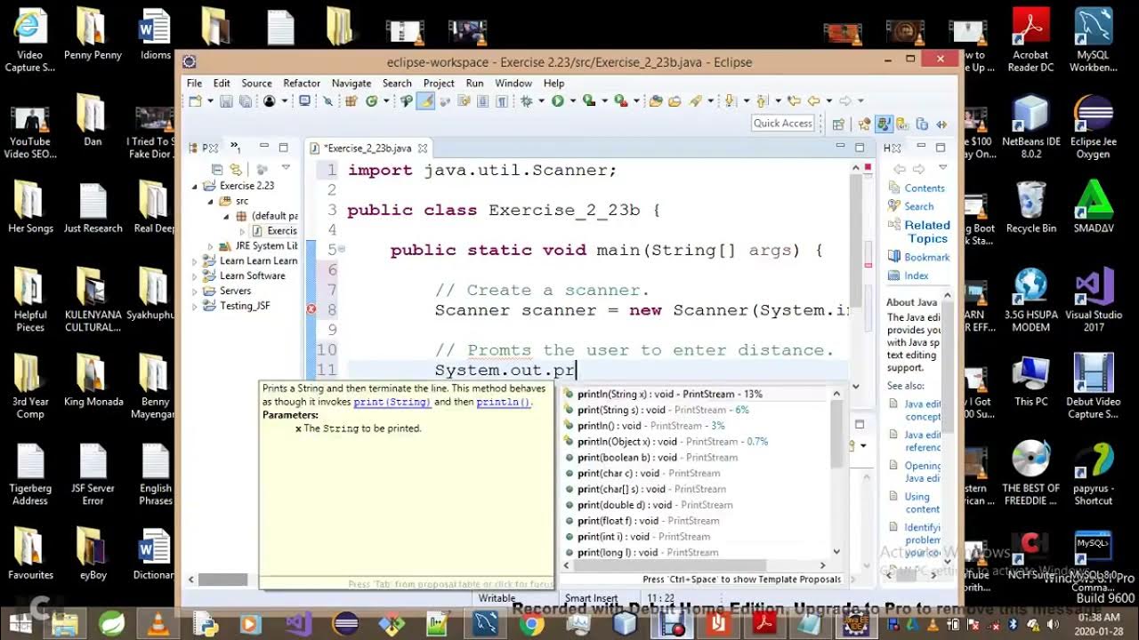 Introduction To Java Programming - Exercise 2 23b - YouTube