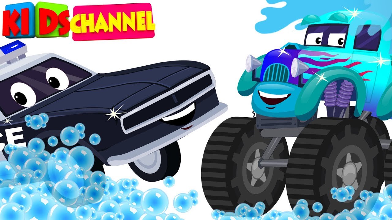 kids channel | car wash videos for children | kids playlist | cartoon ...