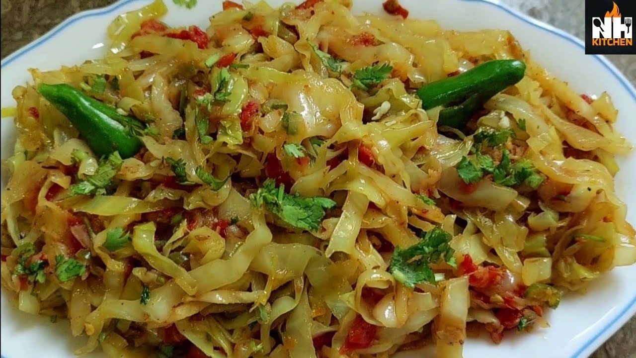 Cabbage fry recipe/ best cabbage recipe#fun #NHkitchen #food - YouTube