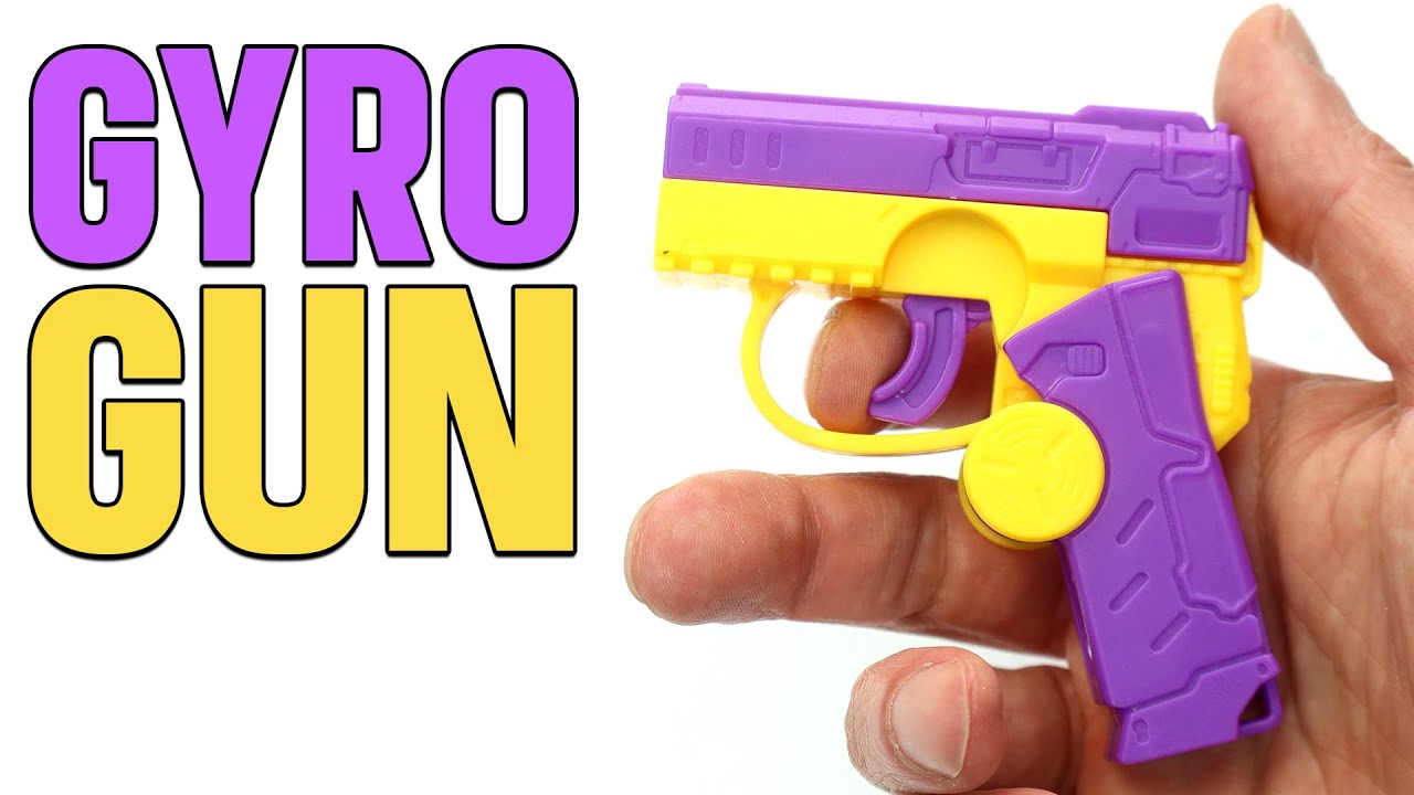 Gyro Gun - Mini Gravity Spinner Gun - Carrot Gun - Stress Relief Toy ...