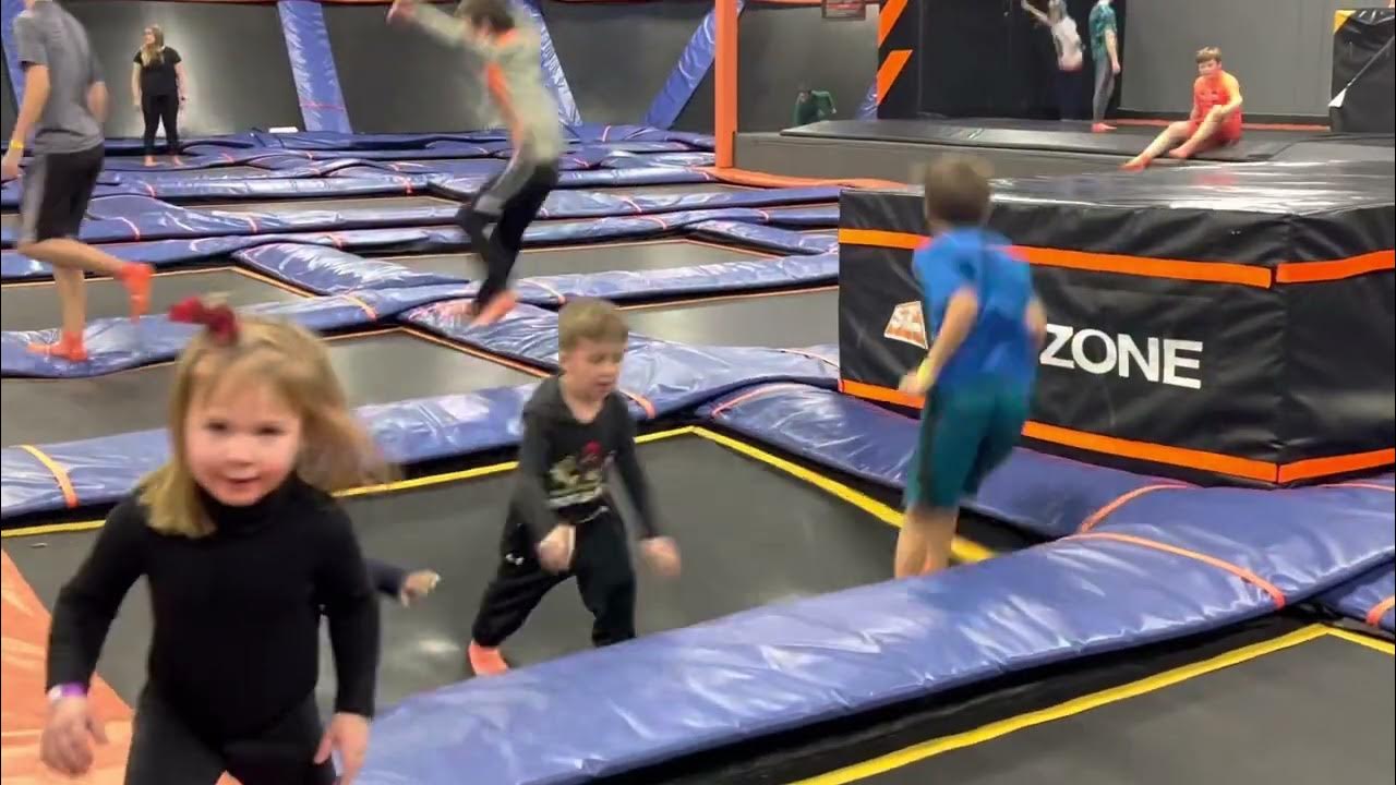 Sky zone Indoor Trampoline Park Walk Through😍🥰Super excited😆😜 ️😍 #kids ...